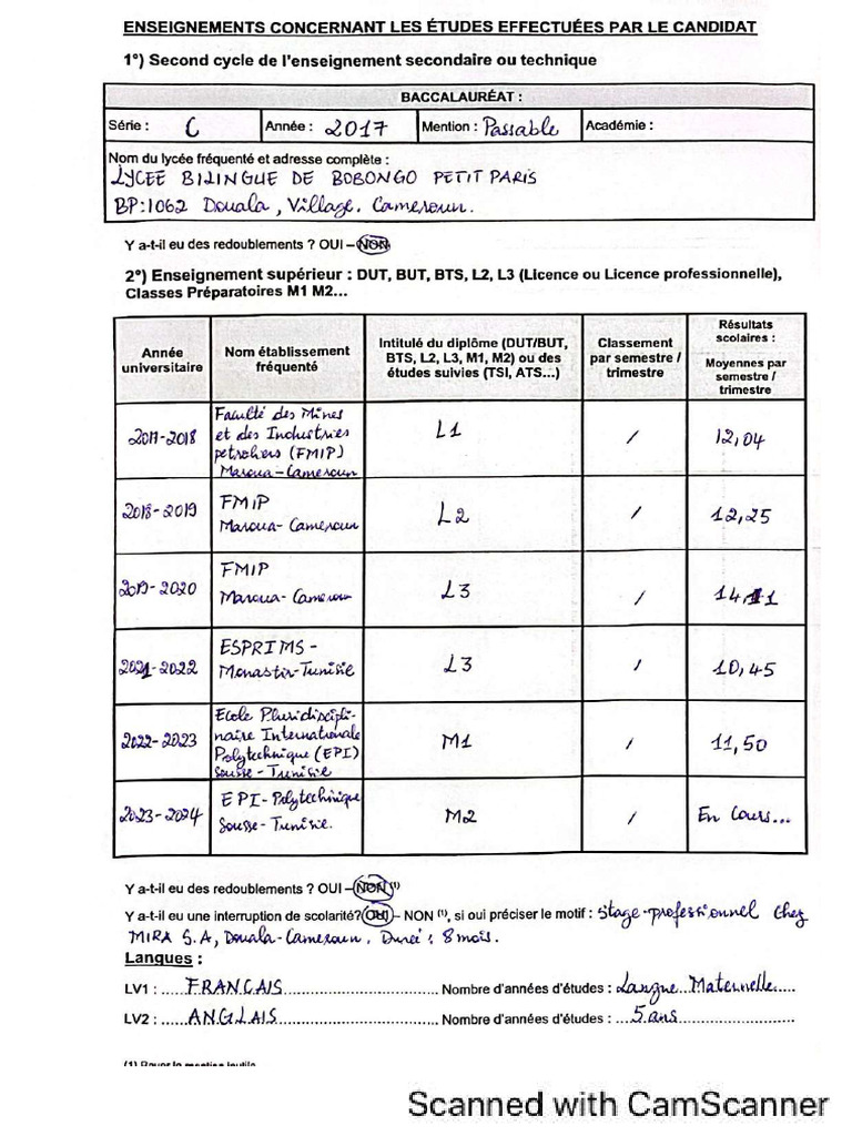 Avis de Poursuite D'etudes - Compressed | PDF