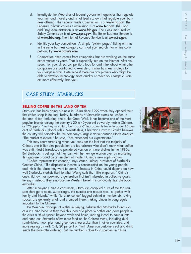 Case Study - Starbucks | PDF | Starbucks | China