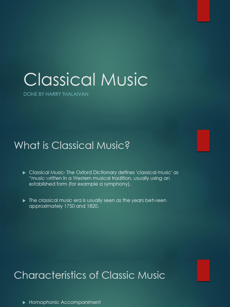 Classical Music | PDF | Classical Period (Music) | Classical Music