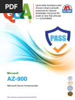 Microsoft Azure AZ 900 Notes | PDF | Cloud Computing | Microsoft Azure
