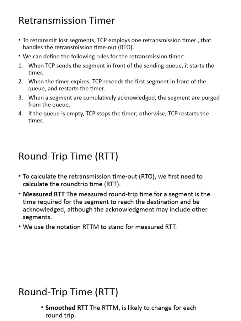 RTO Calculation | PDF