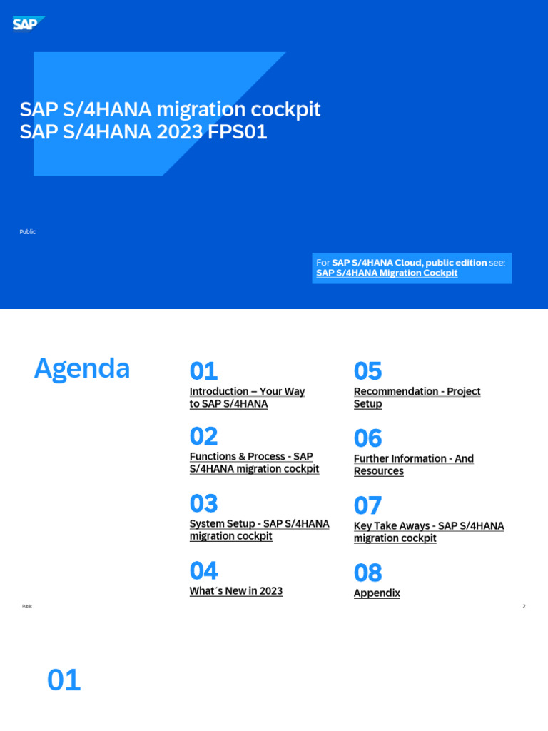 SAP S - 4HANA Migration Cockpit - Migrate Your Data To SAP S - 4HANA | Download Free PDF ...