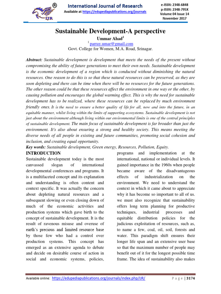 Sustainable Dev | PDF | Sustainability | Sustainable Development