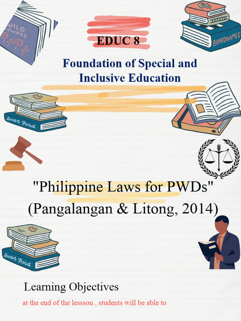 Philippine Laws for PWDs Overview | PDF | Disability | Employment
