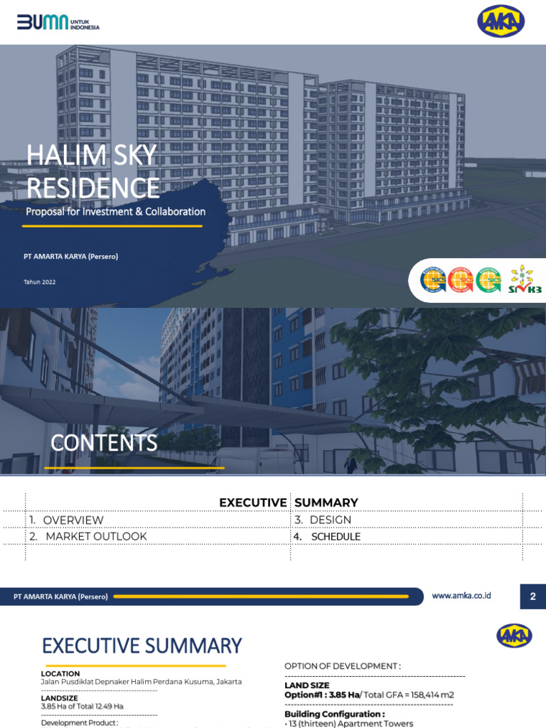 Halim Sky Residence Investment Proposal | PDF