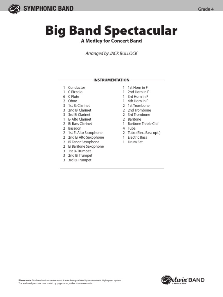 Big Band Score | PDF