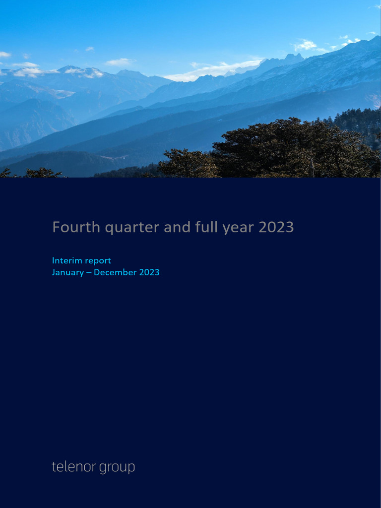 Report Q4 2023 | PDF | Free Cash Flow | Risk