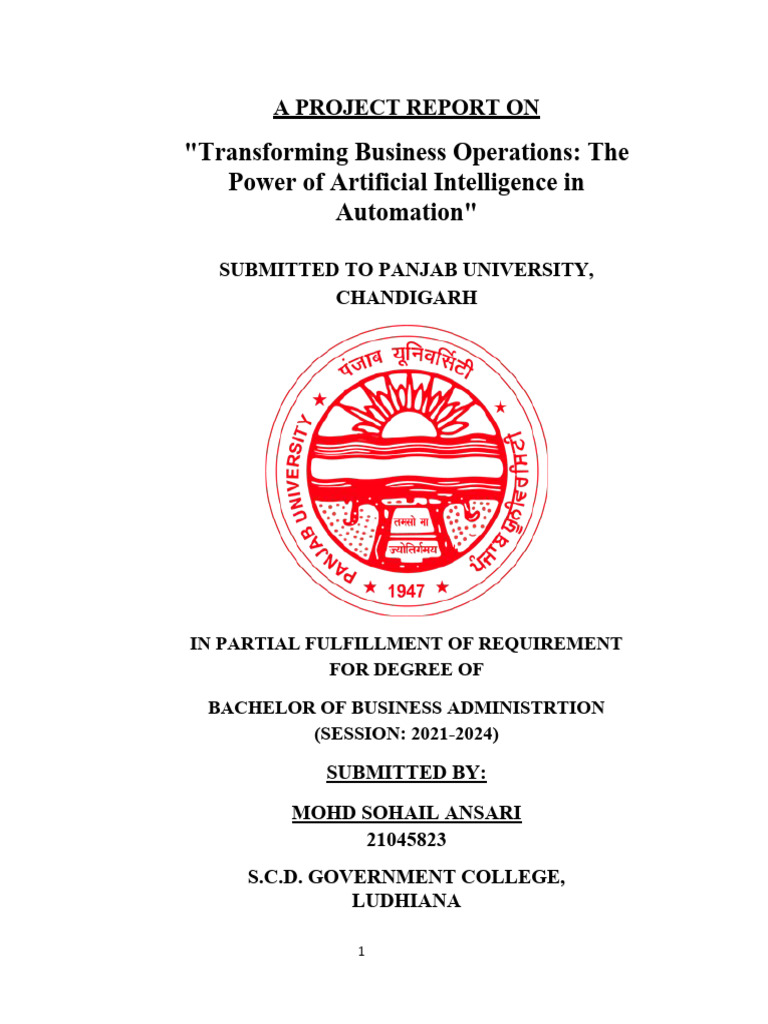 AI and Business Automation | PDF | Artificial Intelligence ...