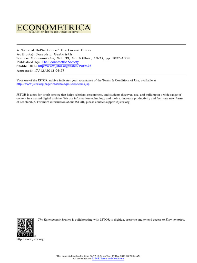 Gast Wirth 1971 | PDF | Probability Distribution | Statistical Theory