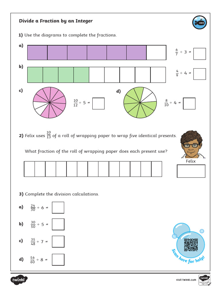 Twinkl Math Fraction | PDF | Mathematics | Arithmetic