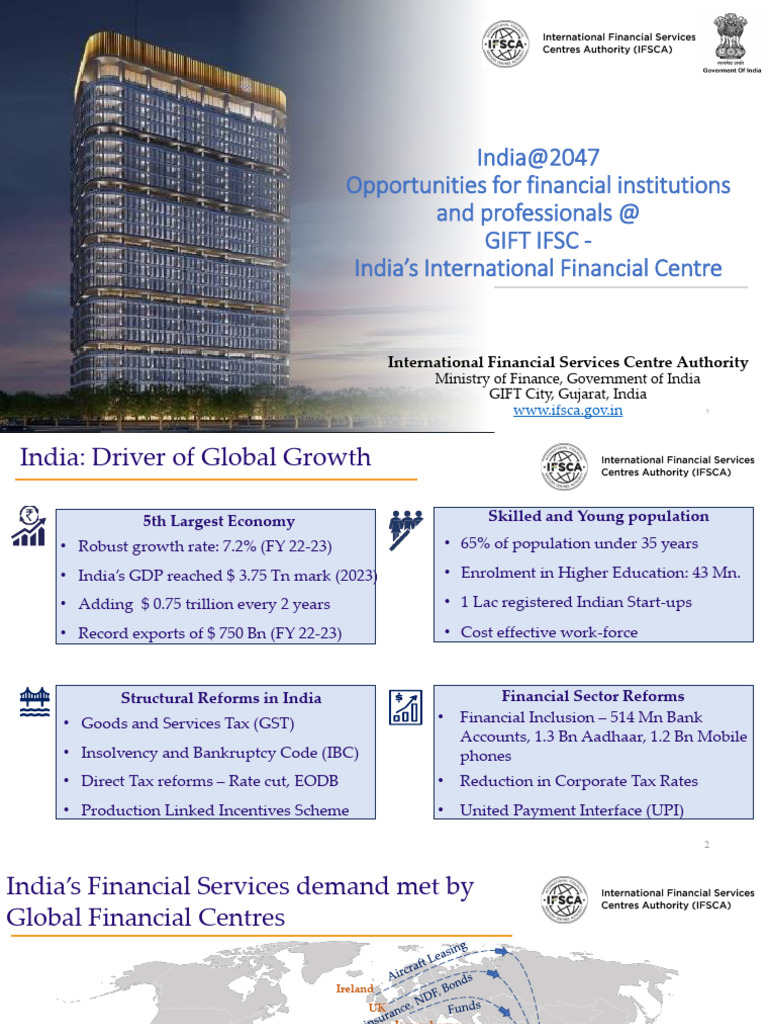 GIFT IFSC: Opportunities for Finance Pros | PDF | Banks | Exchange ...