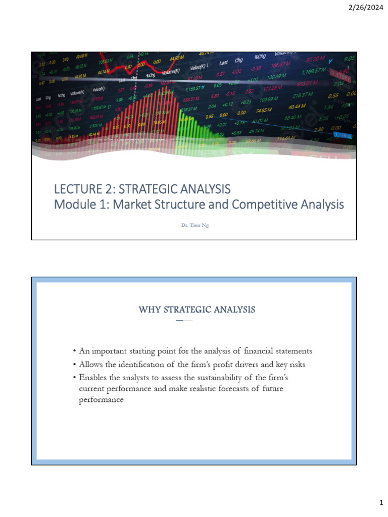 IUBAV - Lecture 2 - Module 1 and Module 2 Market Structure and Competitive Analysis and ...