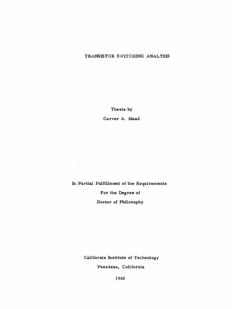 Mead Ca 1960 | PDF