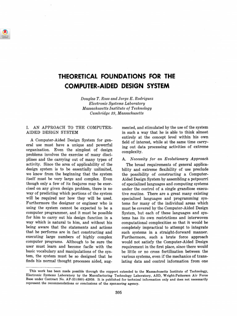 Theoretical Foundations For The Computer-Aided Design System | PDF | Parsing | Semantics