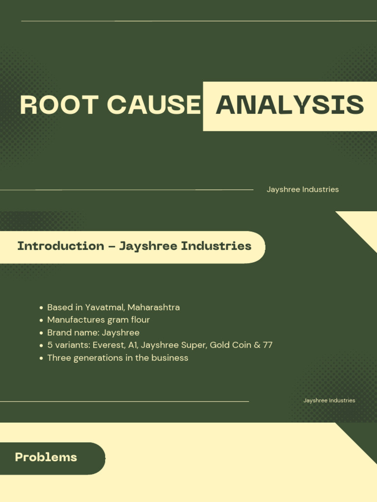 SM PPT Root Cause Analysis | PDF | Business