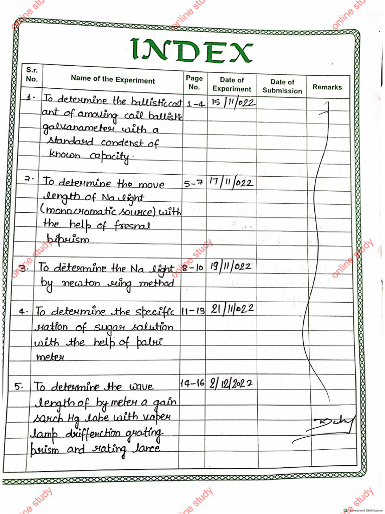 BSC 3 Semester Physics File Online Study-Compressed | PDF