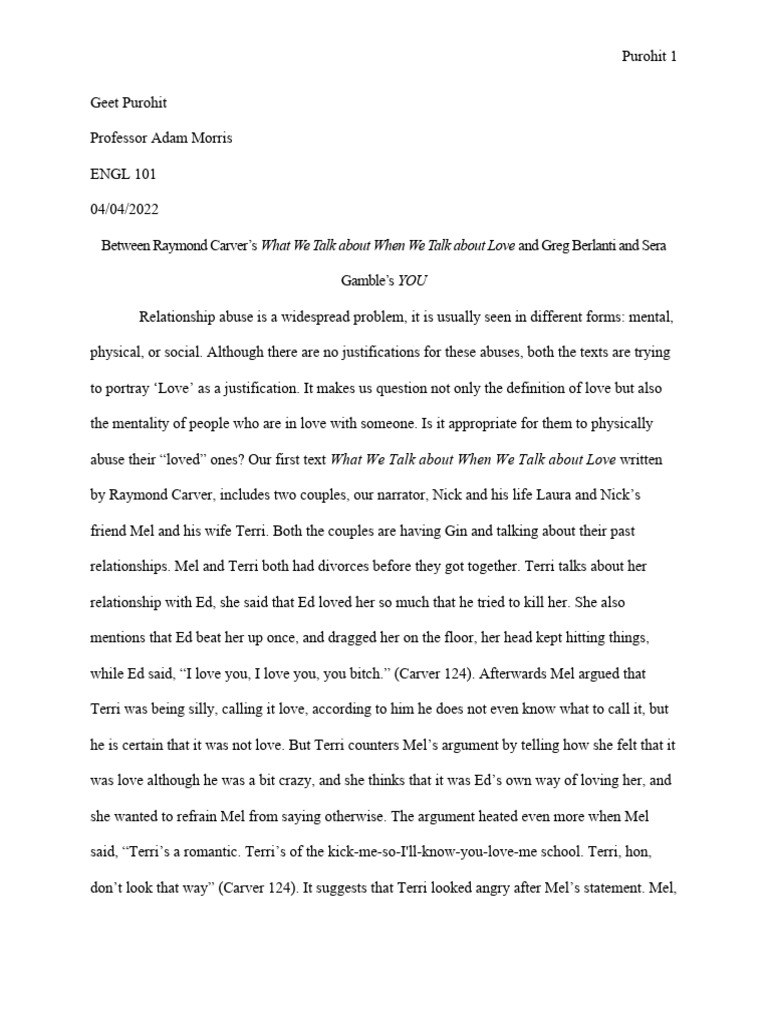 Comparative Synthesis Essay First Draft | PDF