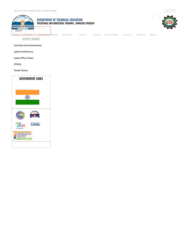 Govt. Polytechnics - Official Website of Department of Technical ...