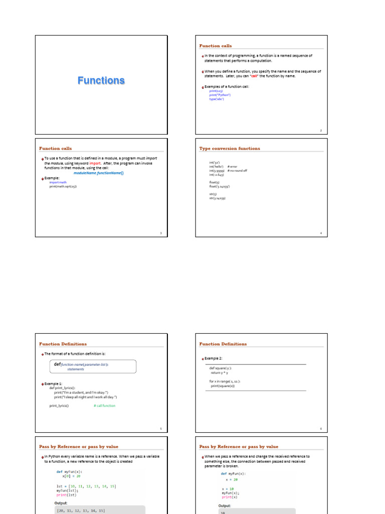 04 Func Pdf Parameter Computer Programming Anonymous Function 