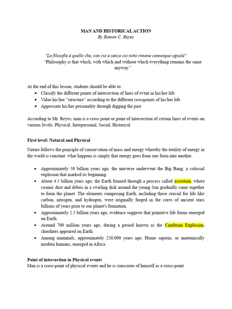 Man and Historical Action | PDF | Identity (Social Science) | Consciousness