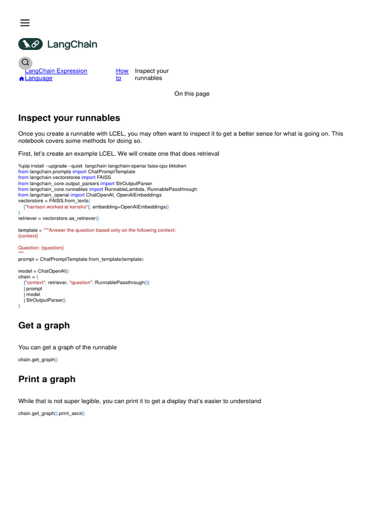 Langchain API Docs | PDF | Equations | Command Line Interface