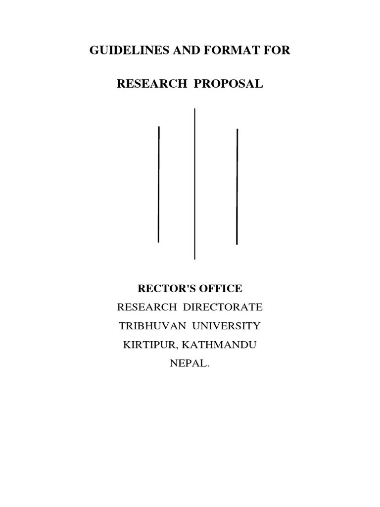 Research Proposal Guidelines T.U. | PDF | Hypothesis | Scientific Method