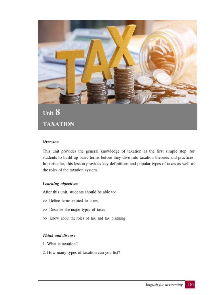 Unit 8 | PDF | Taxes | Value Added Tax