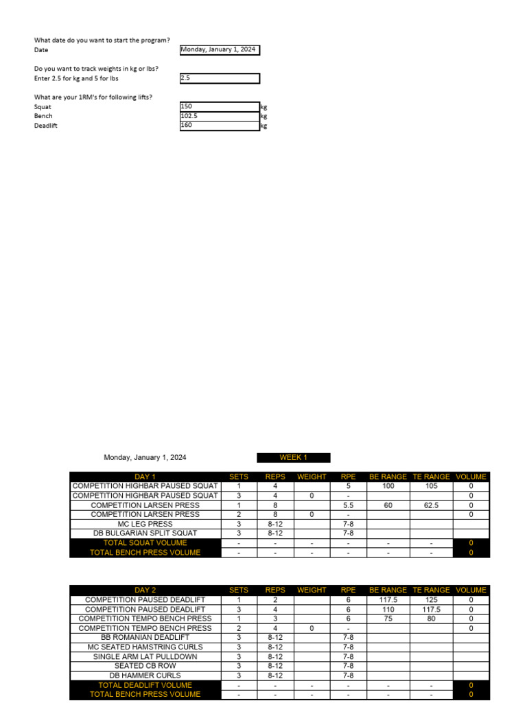 Powerbuilding V2 | PDF | Weight Training | Strength Training