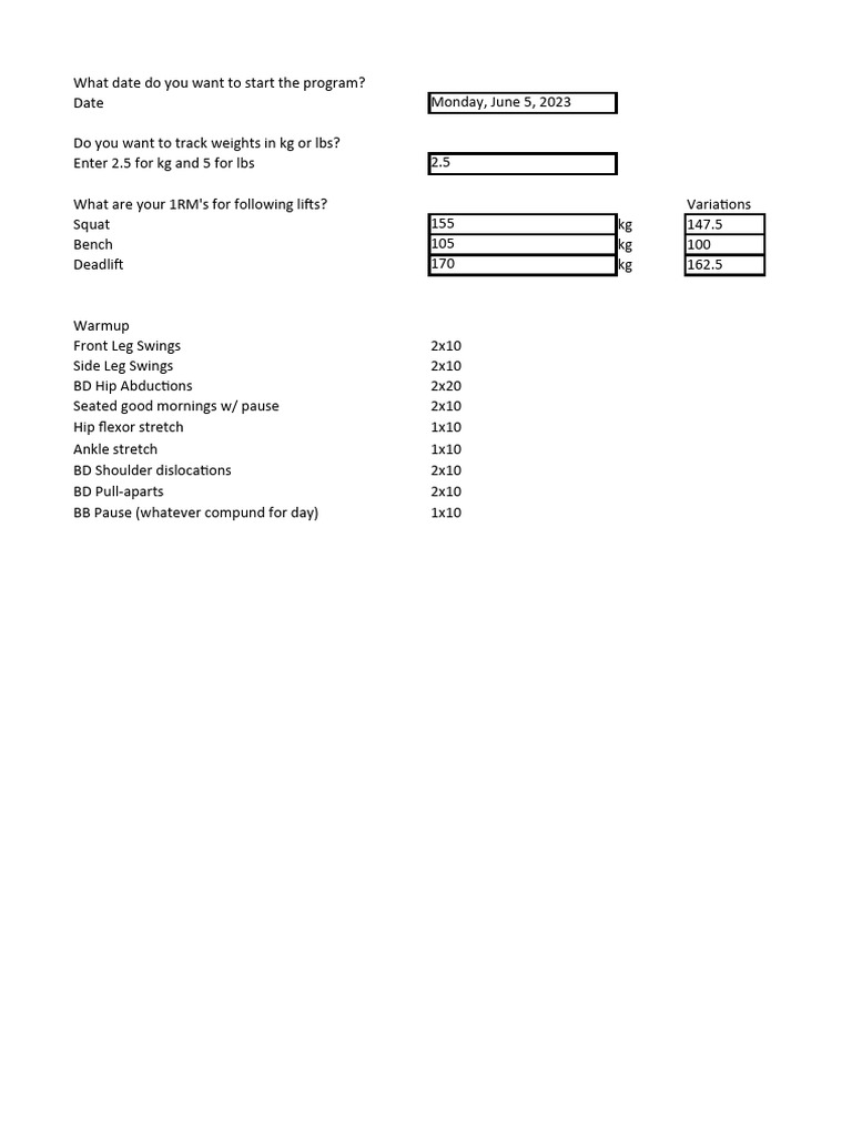 Powerbuilding V1 | PDF | Weight | Strength Training