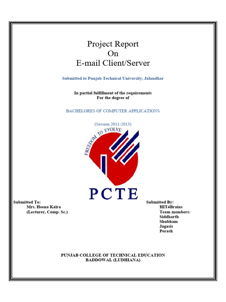 Bca Final Project | Download Free PDF | Software Testing | Html