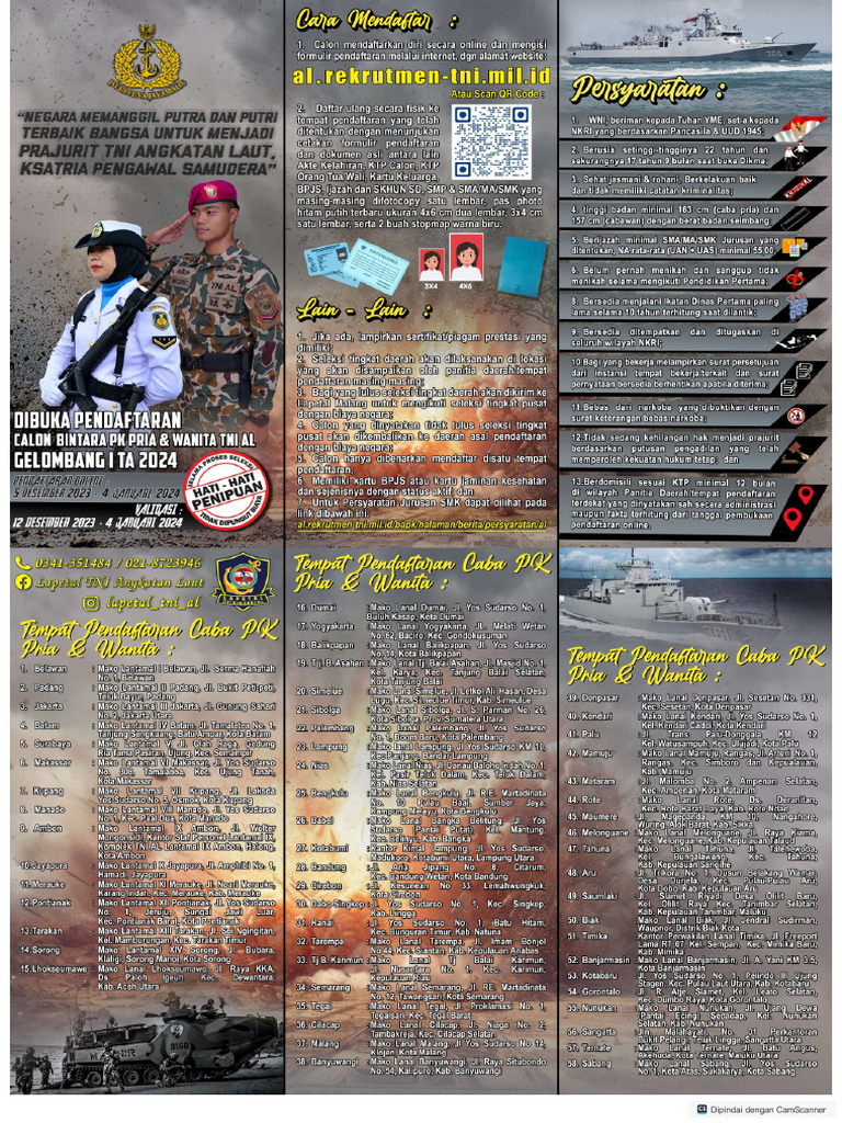 Brosur Caba I TA 2024 | PDF