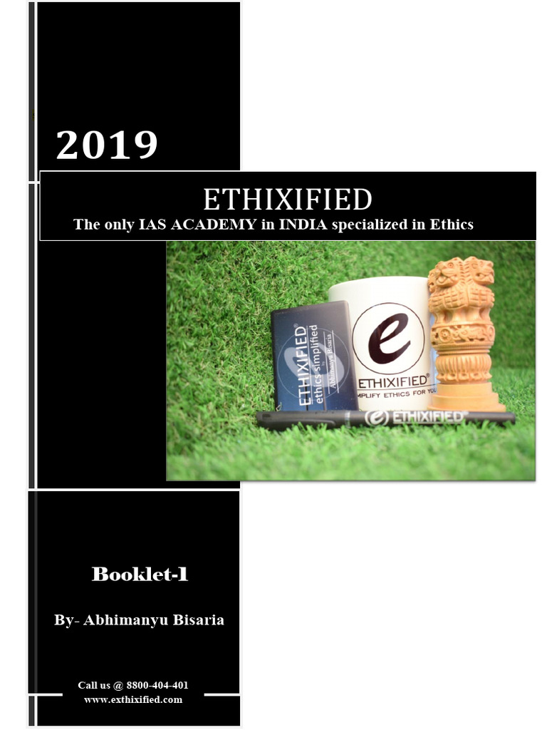 Ethixified Ethics Printed Notes (Upscpdf - Com) | PDF | Corporate ...