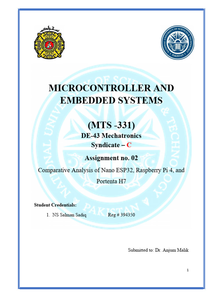 Comparative Analysis Of Nano Esp32 Raspberry Pi 4 And Portenta H7 Pdf Raspberry Pi Usb