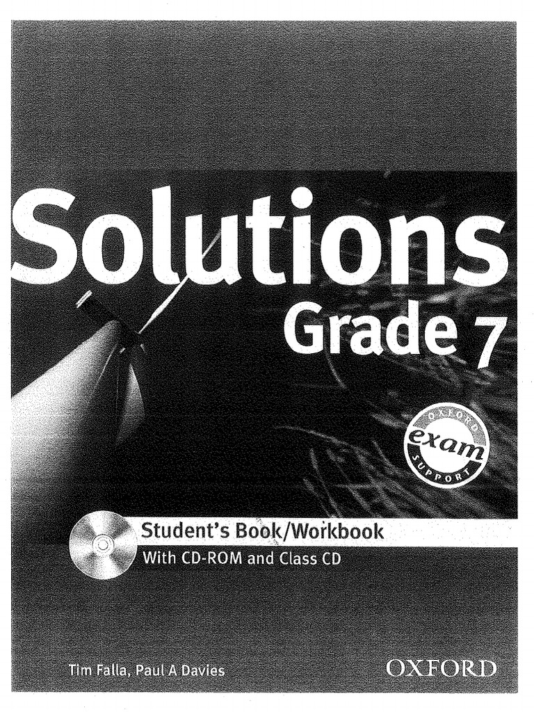Solutions Grade 7 | PDF