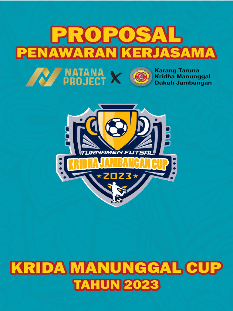 Proposal Penawaran Npro X Krida Jambangan Cup | PDF | Seni