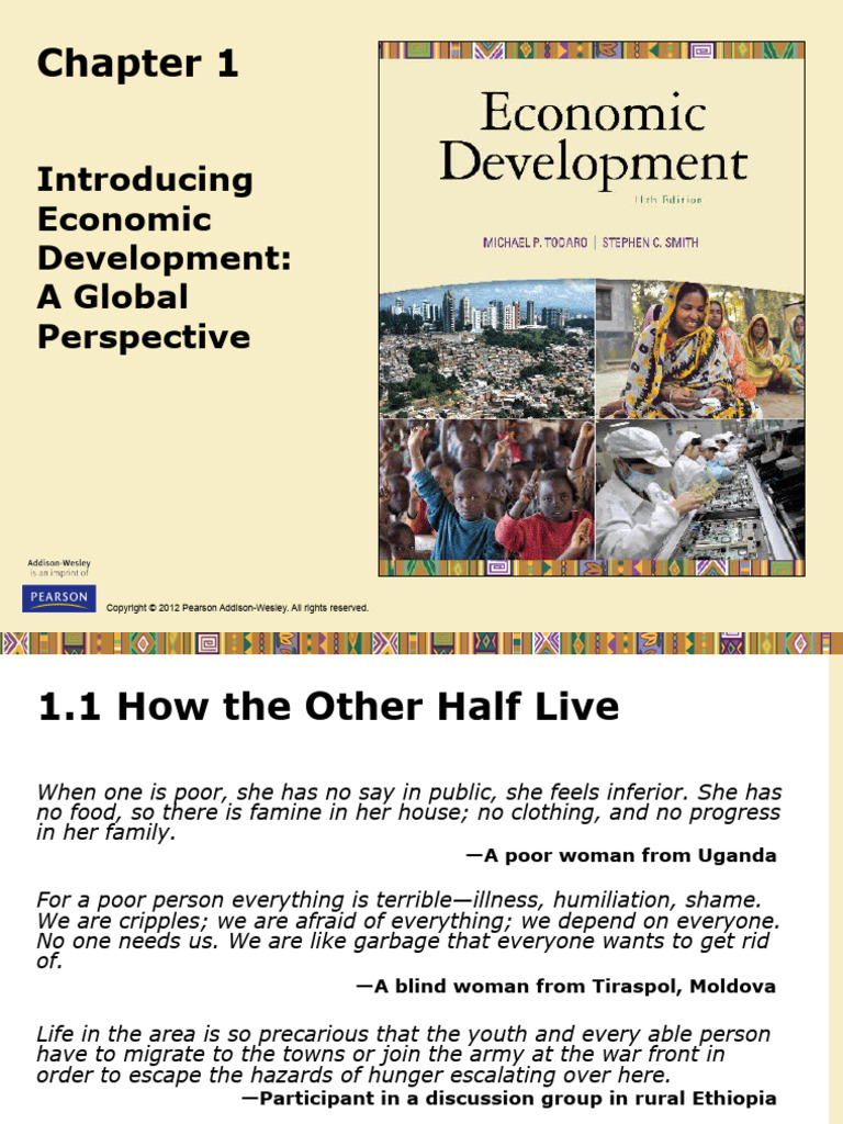 Economic Development | PDF | Economics | Millennium Development Goals