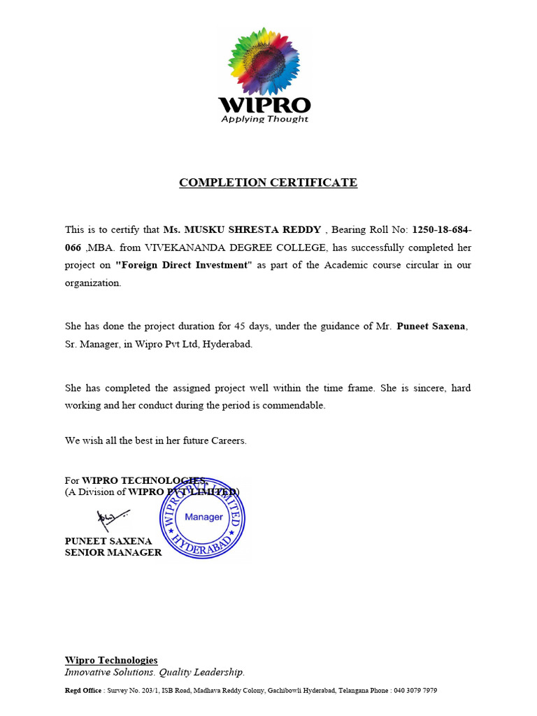 wipro | PDF