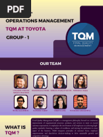 TQM Implementation in Toyota: A Case Study | PDF | Enterprise Resource ...