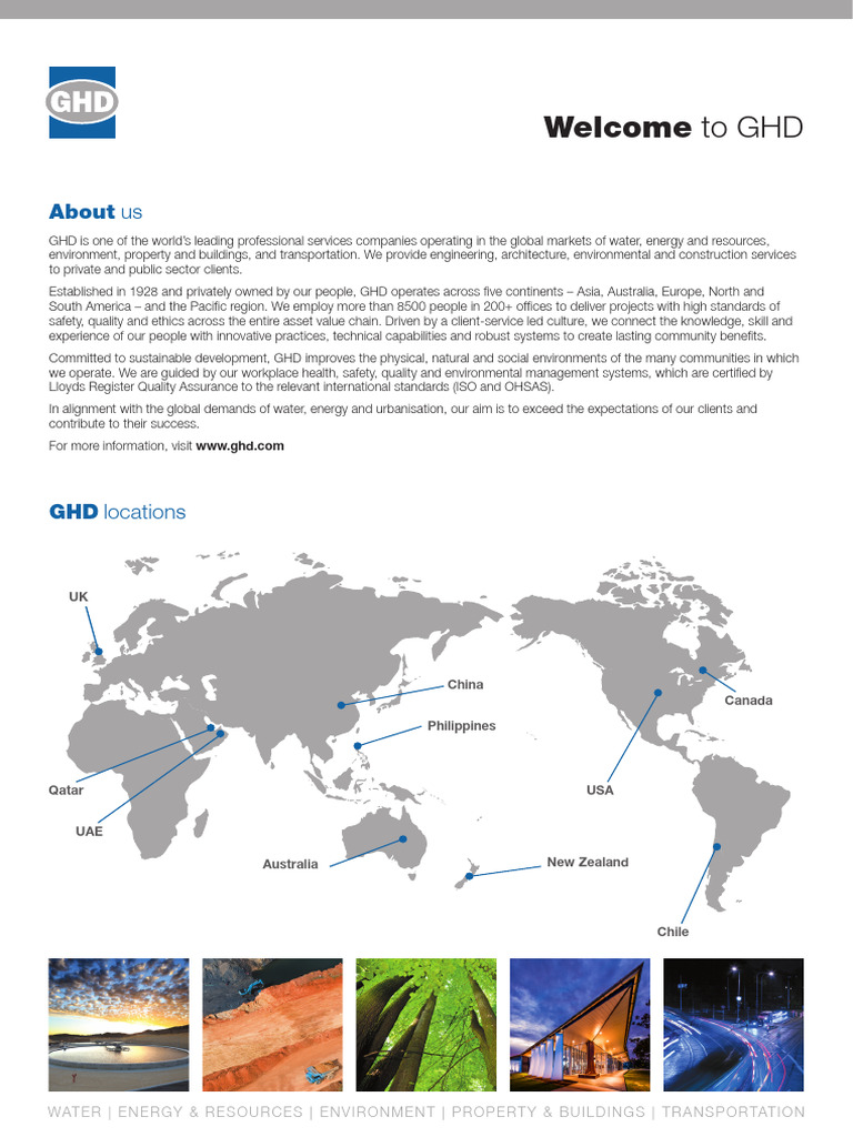 About GHD | PDF | Engineering | Water