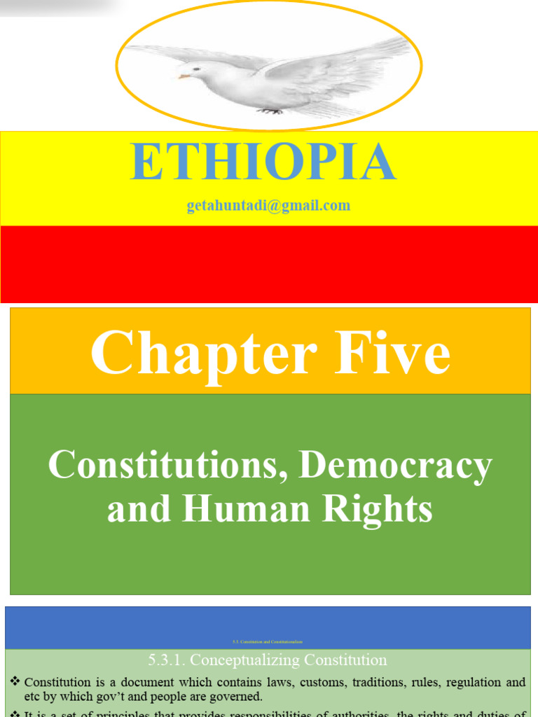Moral Chapter Five | PDF | Constitution | Democracy
