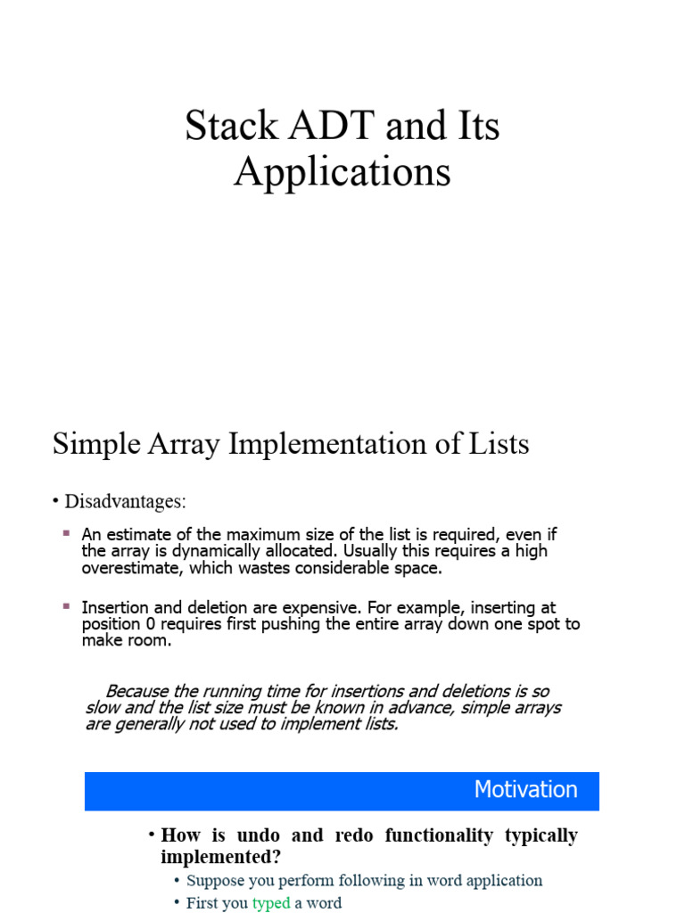 Stack | PDF | Notation | Computer Programming Stack | PDF | Notation | Computer Programming