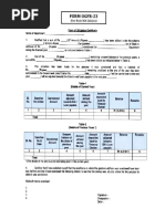 New Ogfr Form 23 | PDF