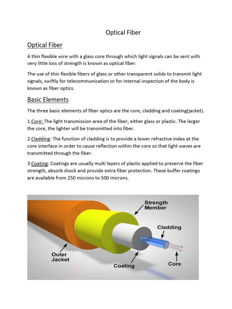 Optical Fiber | PDF | Optical Fiber | Electrical Engineering