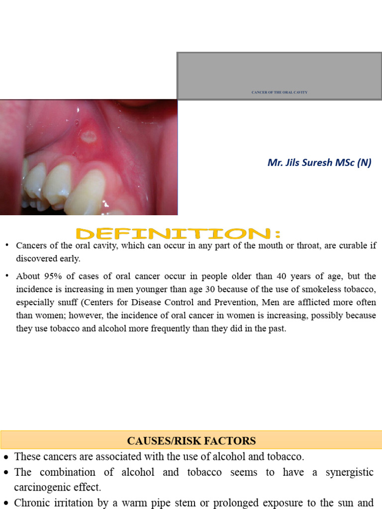 Oral Cancer | PDF | Cancer | Radiation Therapy