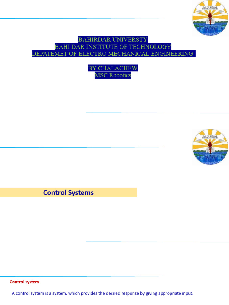 Chapter 4 Control | PDF | Control Theory | Feedback