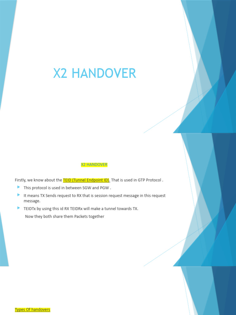 X2 Handovers | PDF