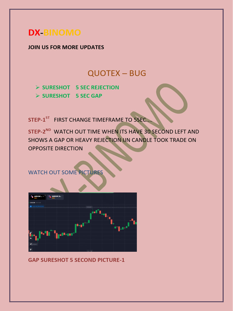5-Second Trading Strategy for Quotex | PDF | Business