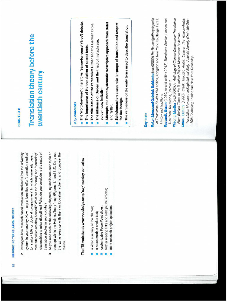 Munday 2016 Intro To TS Chapter 2 | PDF