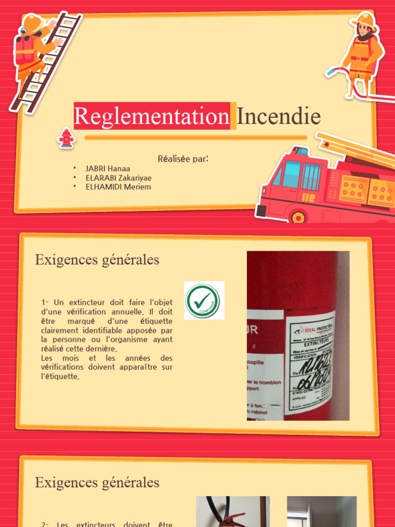 Reglementation INCENDIE | PDF