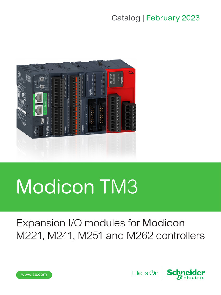 Catalog Modicon TM3 Expansion IO Modules For Modicon M221 M241 M251 and M262 PLC - February 2023 ...